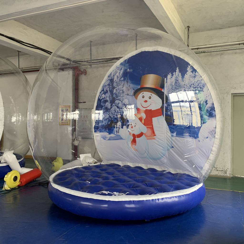 Inflatable Snow Globes with solid base