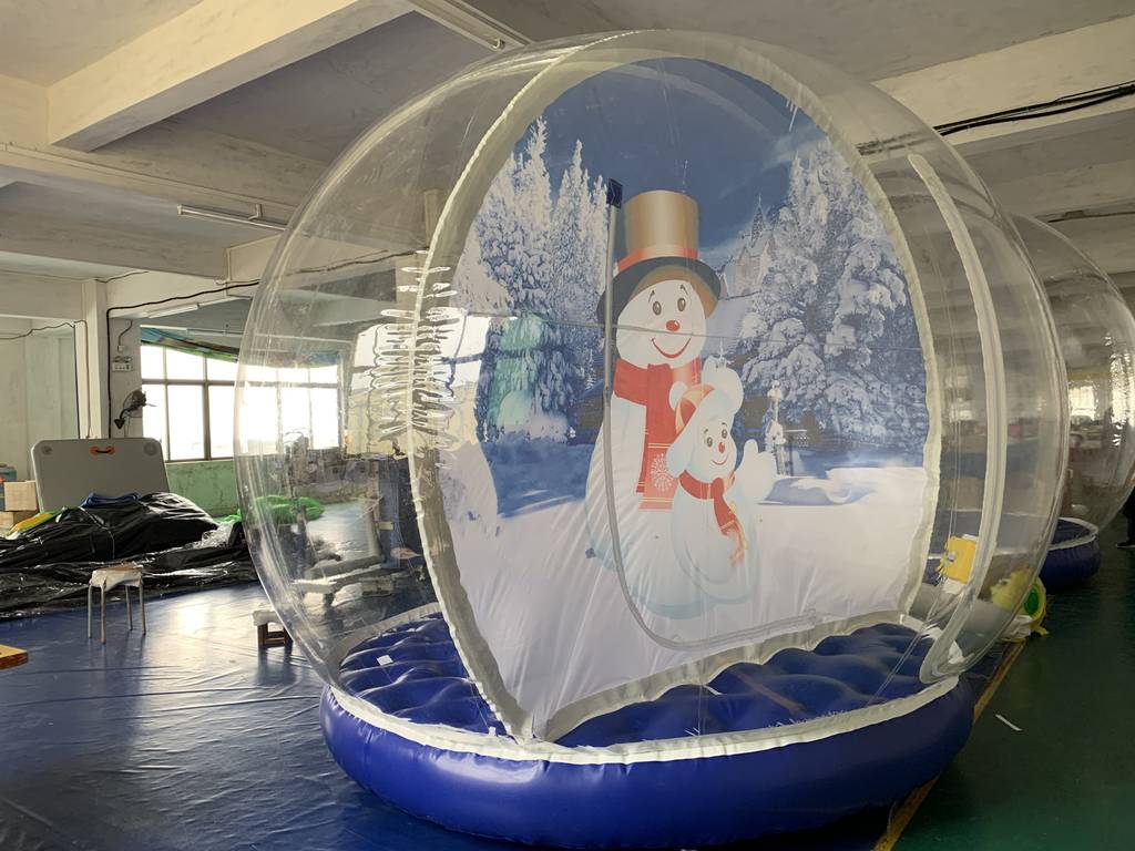 Inflatable Snow Globes with solid base