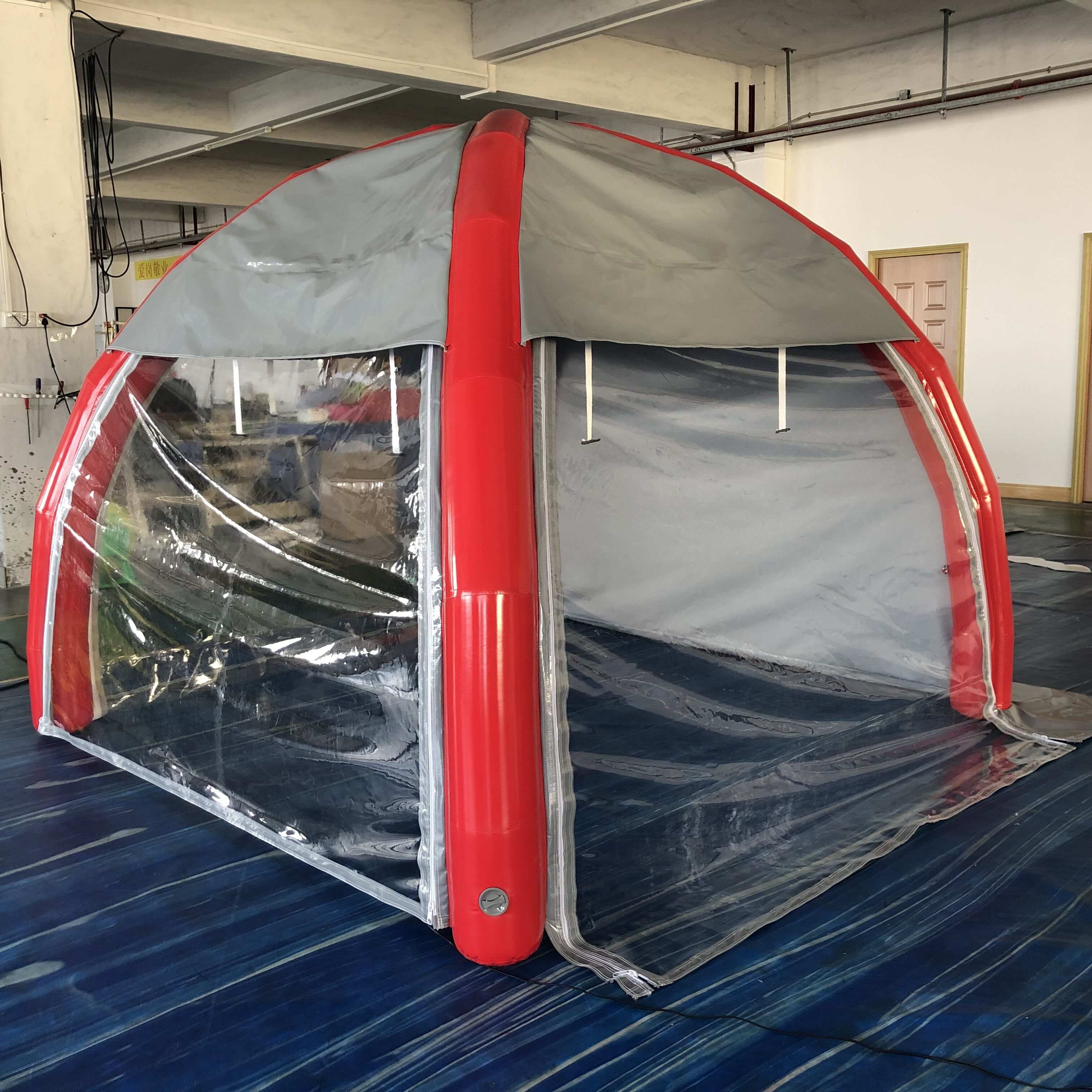 Sealed inflatable event tent: weatherproof pop-up space for ads ...